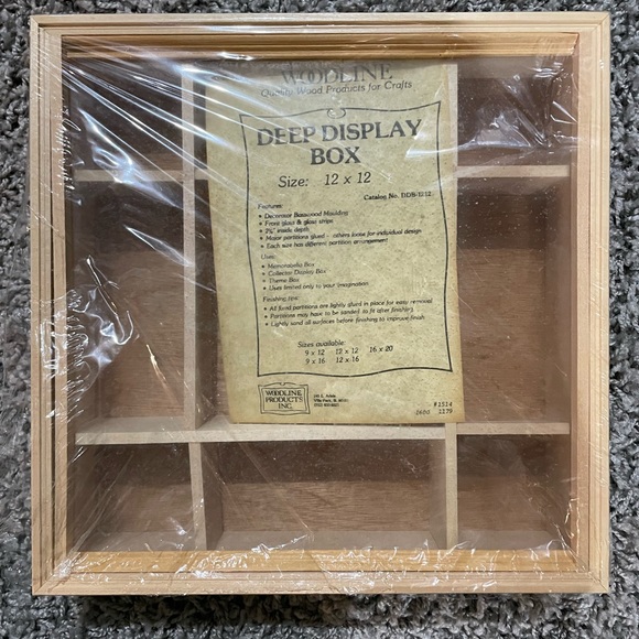 woodline | Wall Decor | Woodline Customizable Photo Deep Display Box 2 ...